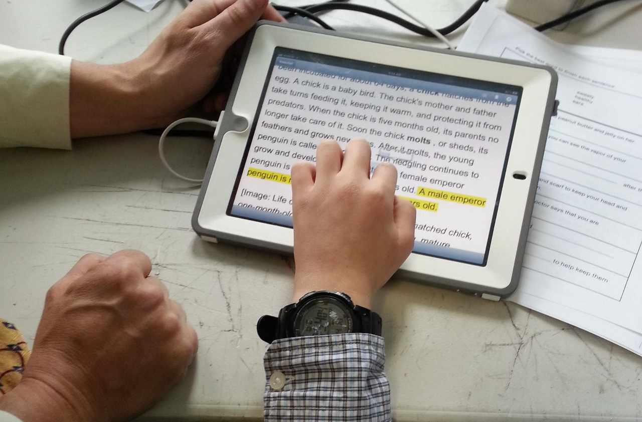 Technology reading task